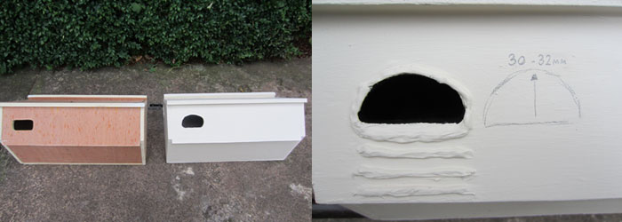 Swift nest box designs free instructions for eaves and corner swift boxes